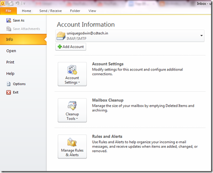 Send SMS directly from Microsoft Outlook 2010 | Unified Communications ...